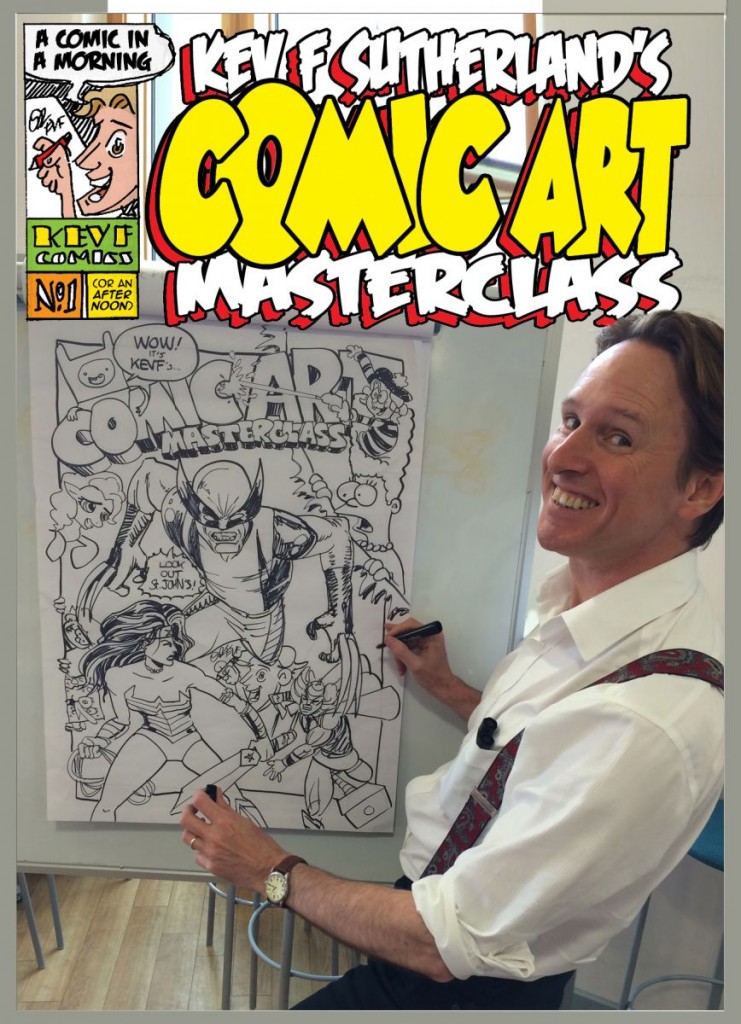 Kev F’s Comic Art Masterclass - Felixstowe Book Festival